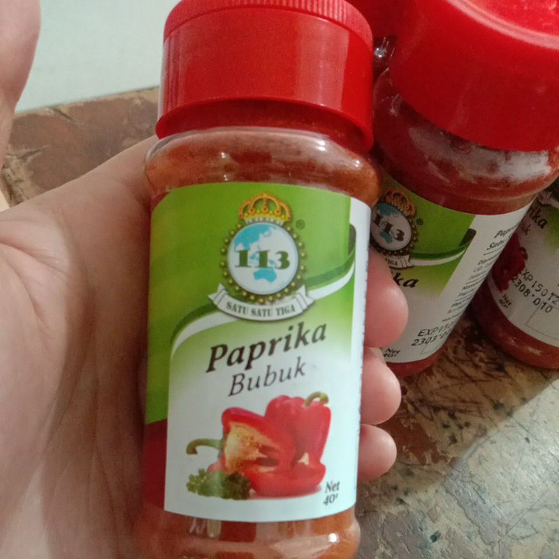 Jual Paprika Bubuk 113 berat 40gr | Shopee Indonesia