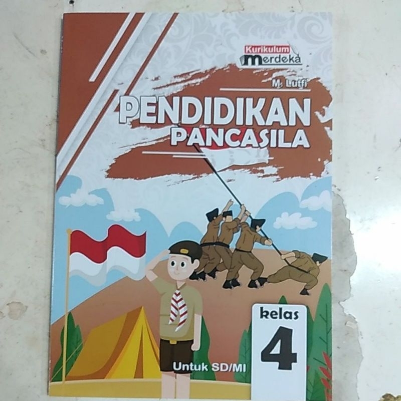 Jual buku paket pendidikan pancasila dan kewarganegaraan untuk SD kelas 4 kurikulum merdeka 2021 ...