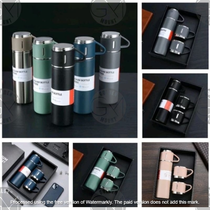 Jual Termos Sultan Vacuum Flask Set Cangkir 500ml | Shopee Indonesia