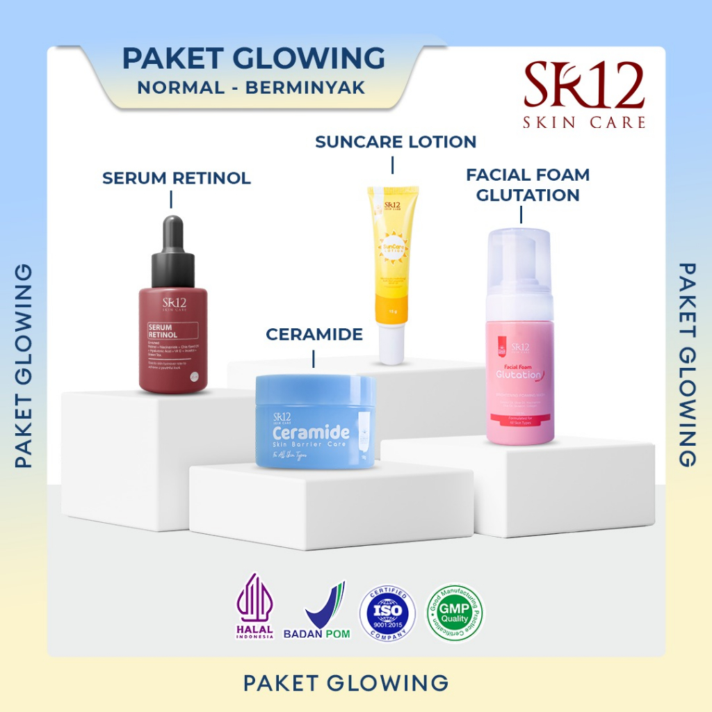 Jual Paket Glowing Kulit Normal Berminyak / Paket Mencerahkan Kulit ...