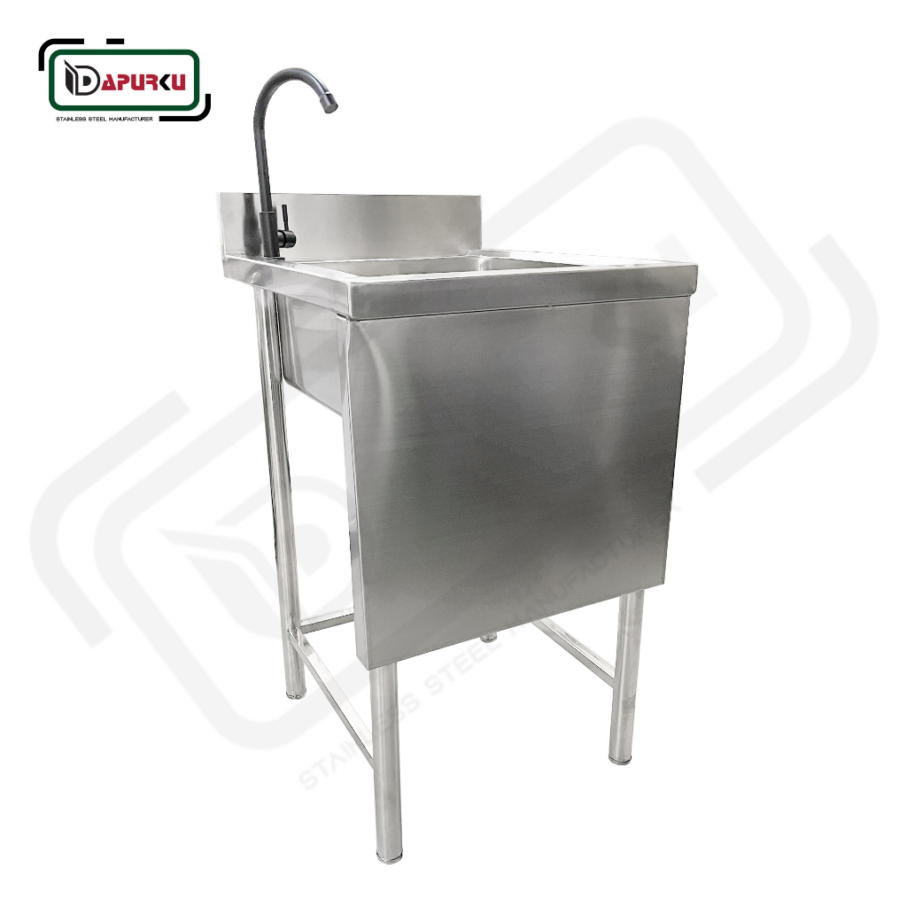Jual Sink Meja Wadah Tempat Cuci Piring Wastafel Stainless Steel ...