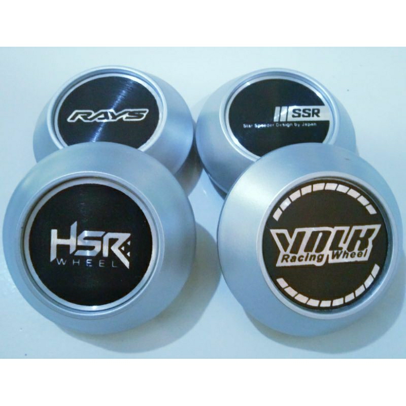Jual Dop center velg logo HSR,VOLK Racing,SSR,RAYS. Variasi kerucut ...