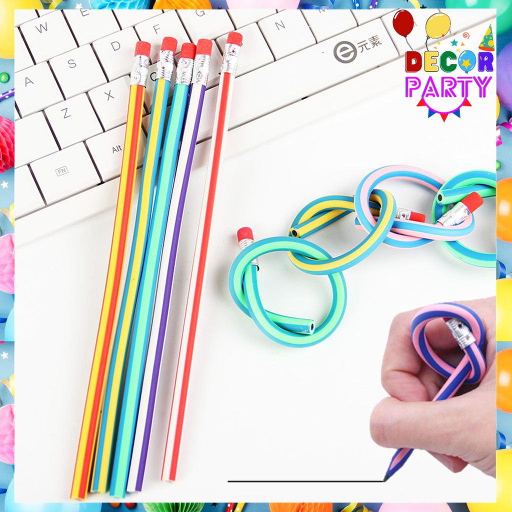 Jual DP Pensil Lentur Fleksibel Unik Pensil Gulung Flexibel Pensil ...