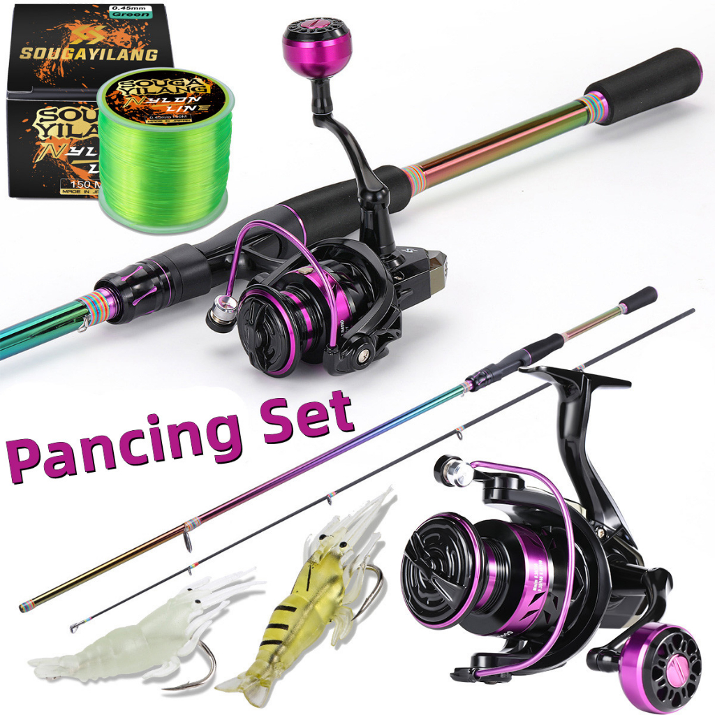 Jual Sougayilang Set Pancing 1.8M 2.1M Joran Pancing 1000-6000 Reel Pancing Metal/EVA handle ...