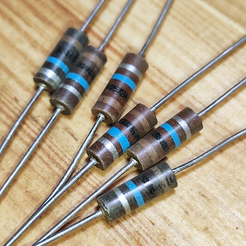 Jual Resistor 10M 1/2W Carbon Composite 10 M mega ohm Comp CC Allen ...