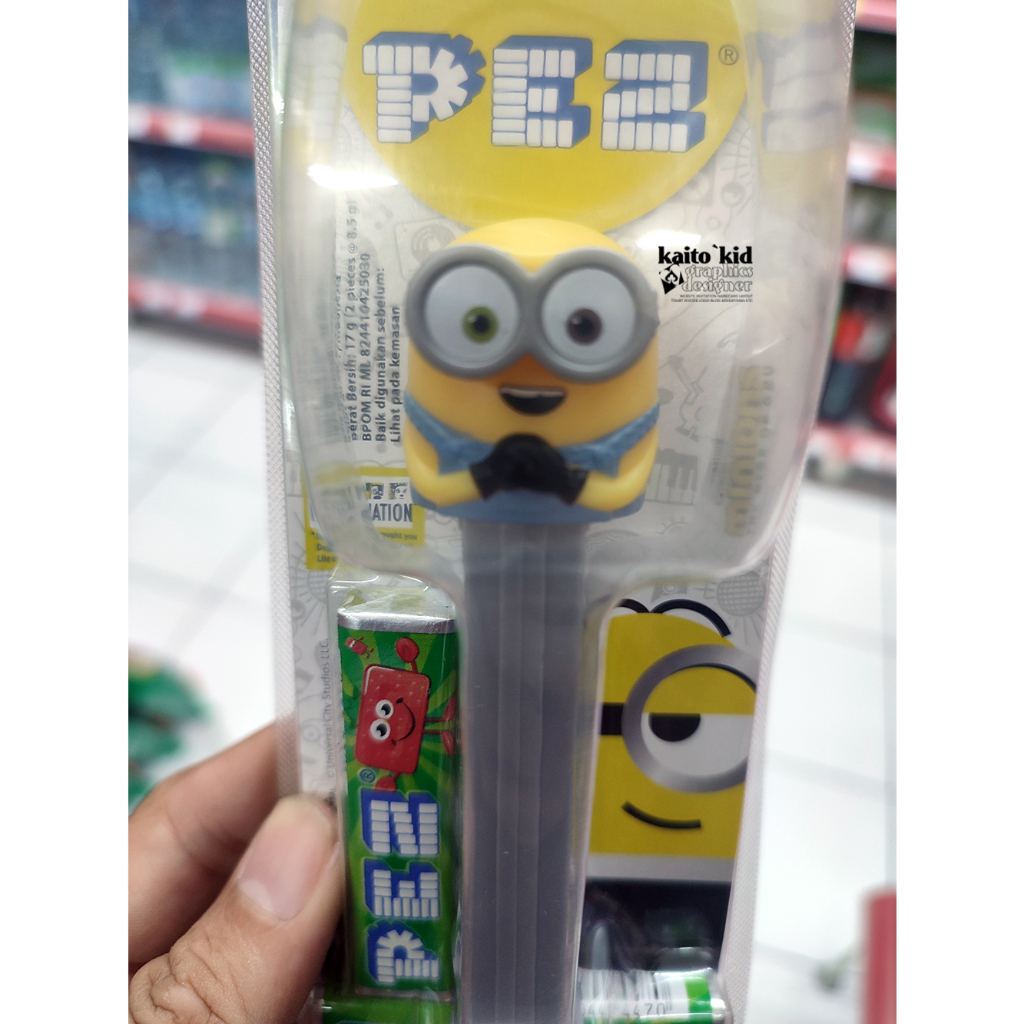 Jual PEZ MINIONS BOB Candy Dispenser Permen Unik Lucu dari Alfamidi ...