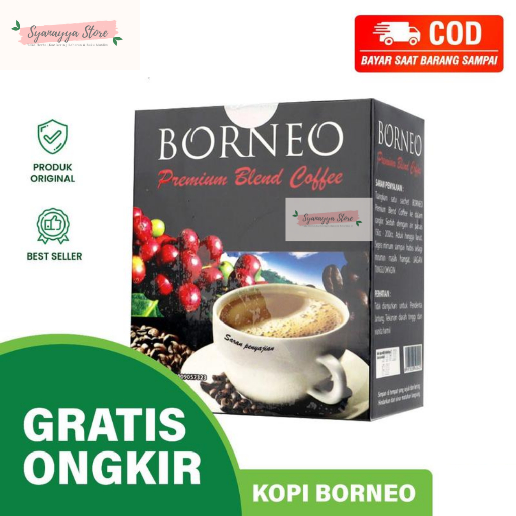 Jual Kopi Borneo Premium Blend coffee Bukan Kopi Gatot koco coffe isi 5 ...