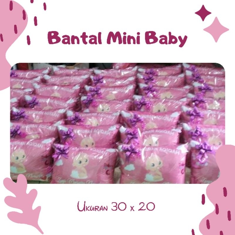 Jual SOUVENIR BANTAL MINI BABY / SOUVENIR BANTAL ULANG TAHUN / SOUVENIR ...
