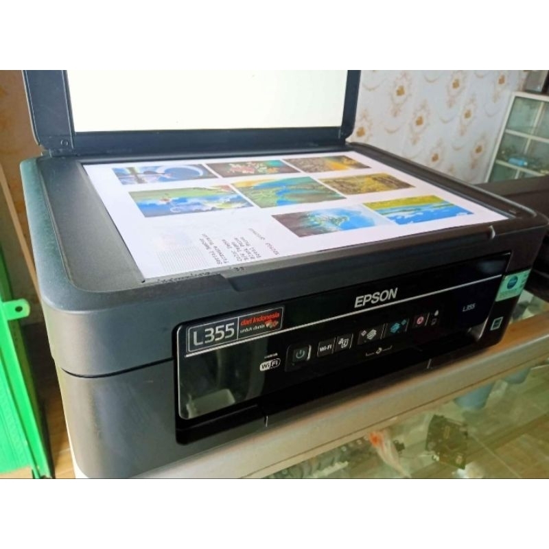 Jual Printer Epson L355 multifungsi Wi-fi Scan Copy Printer Cetak warna ...
