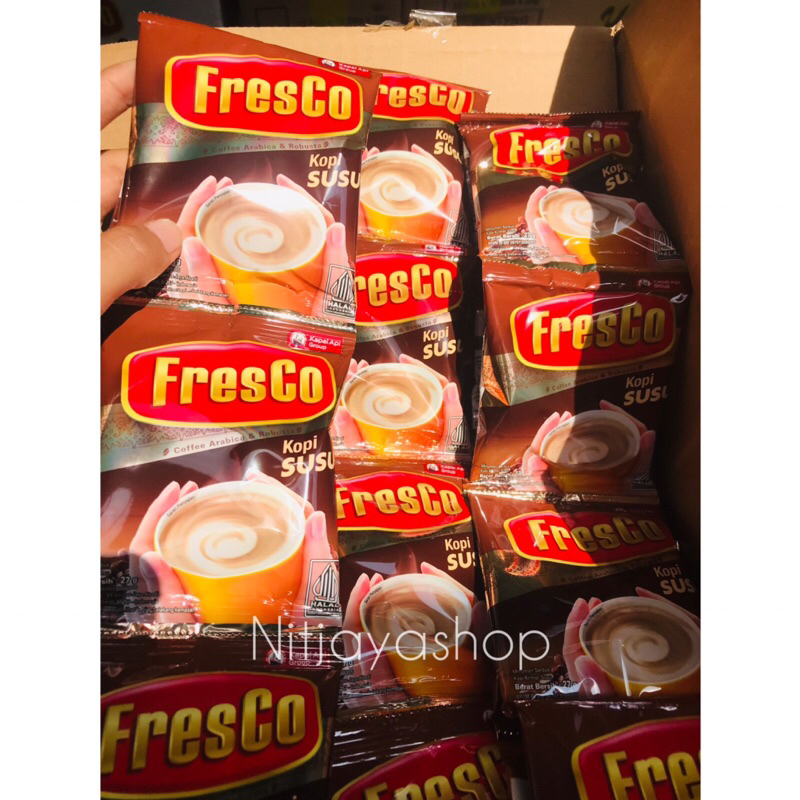 Jual Fresco Kopi Susu 1 renteng isi 10 sachet by Kapal Api Group ( 27gr ...