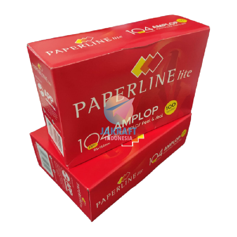 Jual (100 Pcs) Amplop Putih Polos PAPERLINE 104 PPS LITE Ukuran Sedang ...
