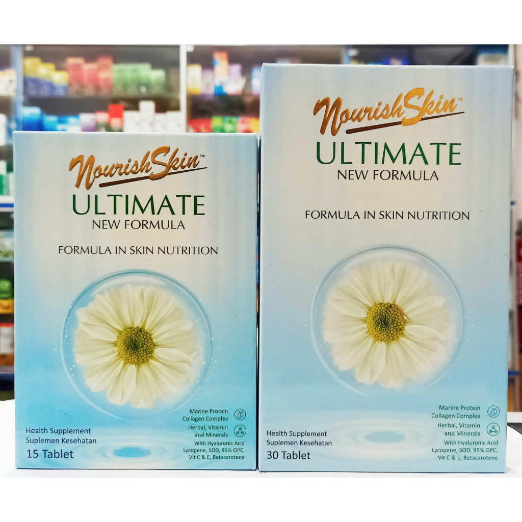 Jual NOURISH SKIN 𝐔𝐋𝐓𝐈𝐌𝐀𝐓𝐄 𝐍𝐄𝐖 𝐅𝐎𝐑𝐌𝐔𝐋𝐀 𝟏 𝐊𝐎𝐓𝐀𝐊 𝐈𝐒𝐈 𝟏𝟓 & 𝟑𝟎 𝐓𝐀𝐁𝐋𝐄𝐓 ...