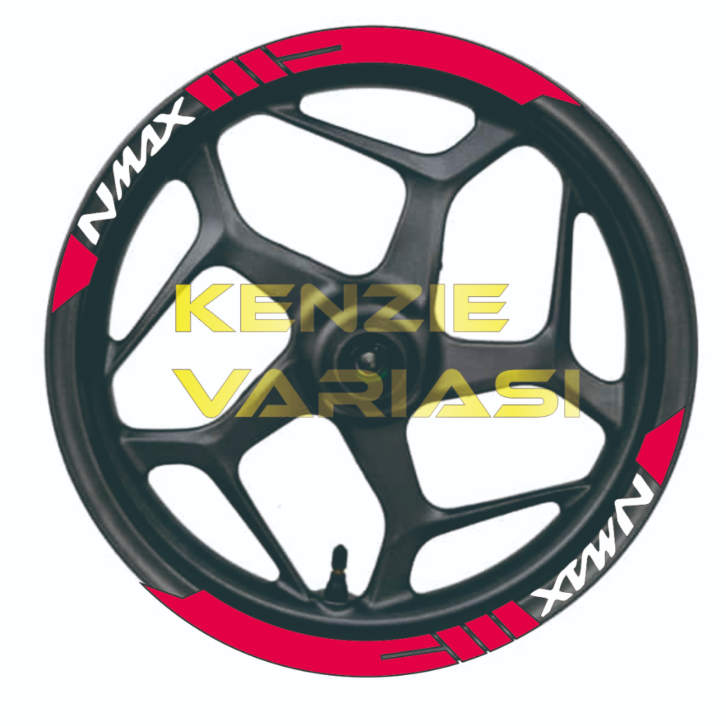 Jual stiker velg Nmax sticker cutting list velg fullset | Shopee Indonesia
