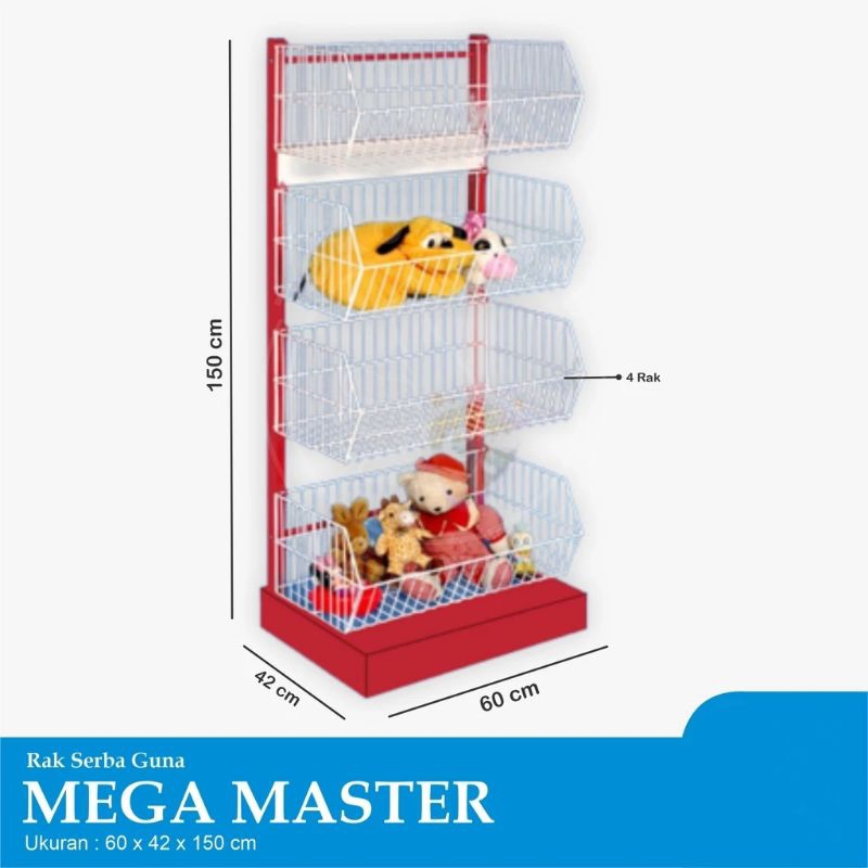Jual Rak Snack Rak Chiki Rak Mega Master Bahan Lebih Tebal Dan Awet ...