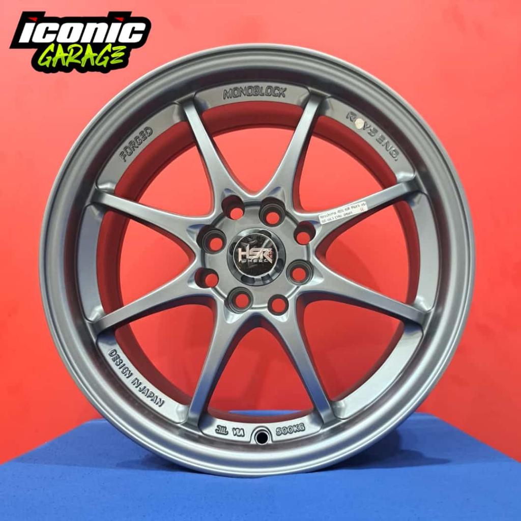 Jual velg mobil hsr hiroshima ring16 untuk mobil yaris, jazz, mobilio, vios, brio, agya, calya ...