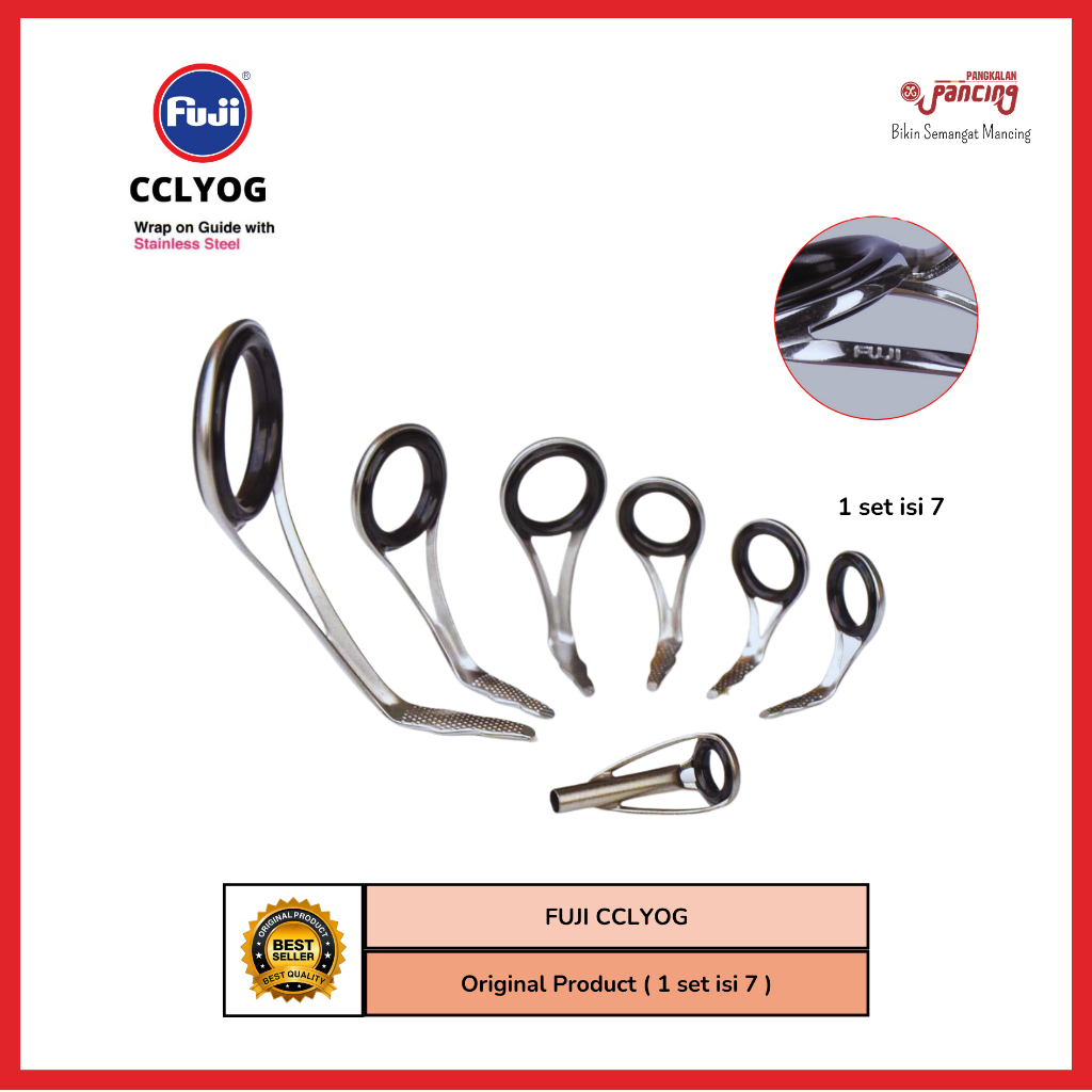 Jual Ring Guide Set FUJI CCLYOG isi 7 / Ring Guide Fuji Set Spinning ...