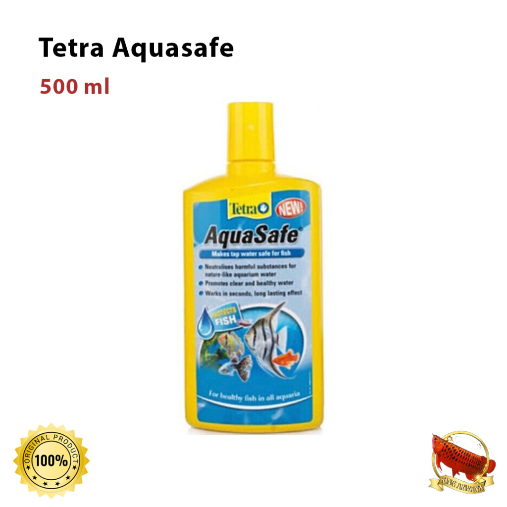 Jual Tetra Aquasafe 500mL Penetral Air Aquarium & Kolam | Shopee Indonesia