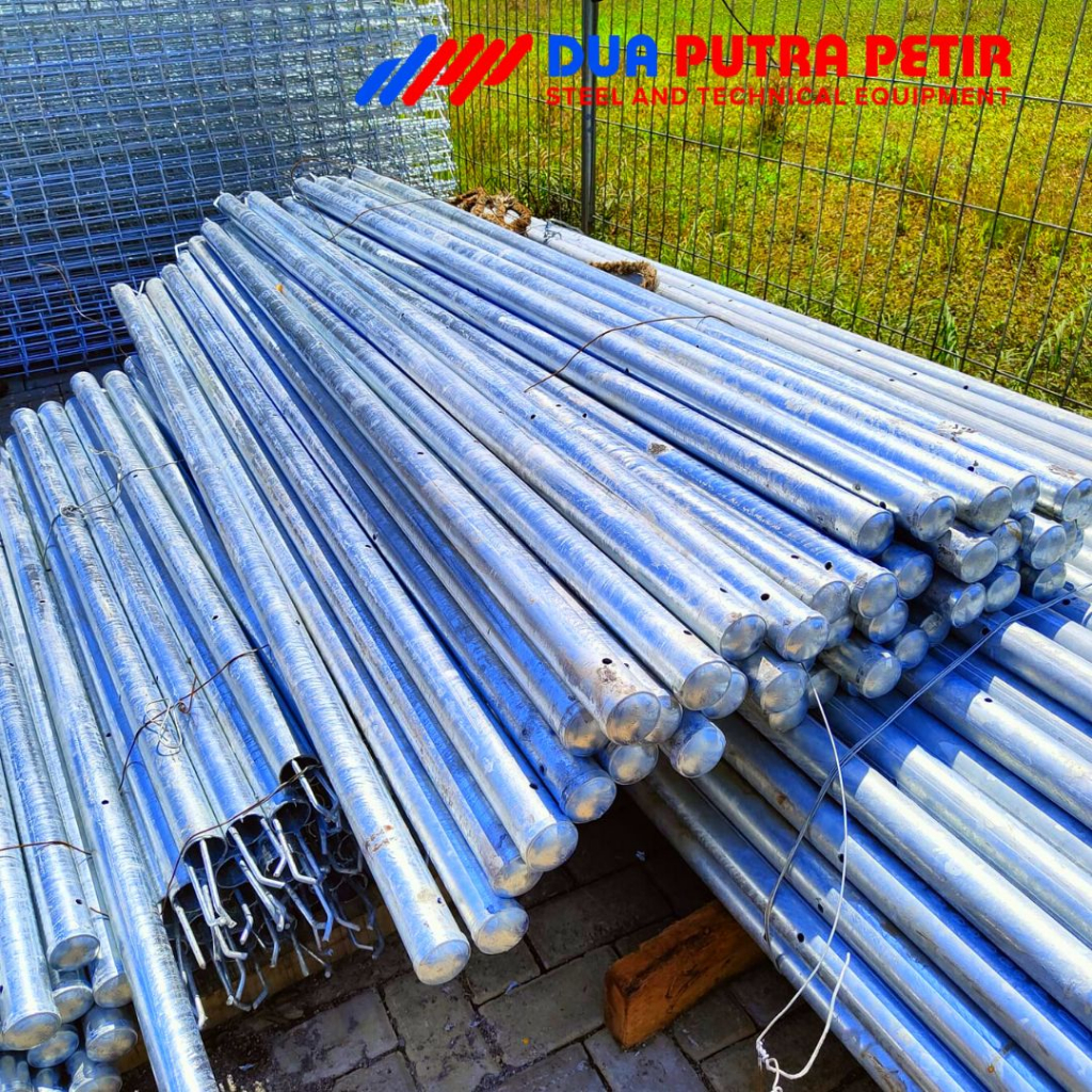 Jual Tiang Pagar BRC 2 Inch x 240cm/300 Komplit Unclip dan Baut ...