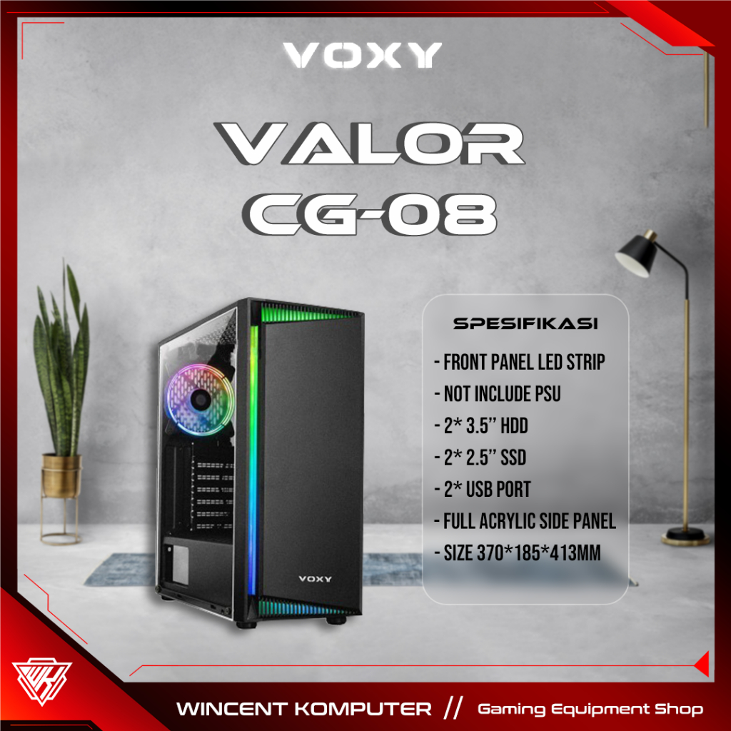 Jual CASING VOXY ARMAX CG-08/ CASE PC COMPUTER | Shopee Indonesia