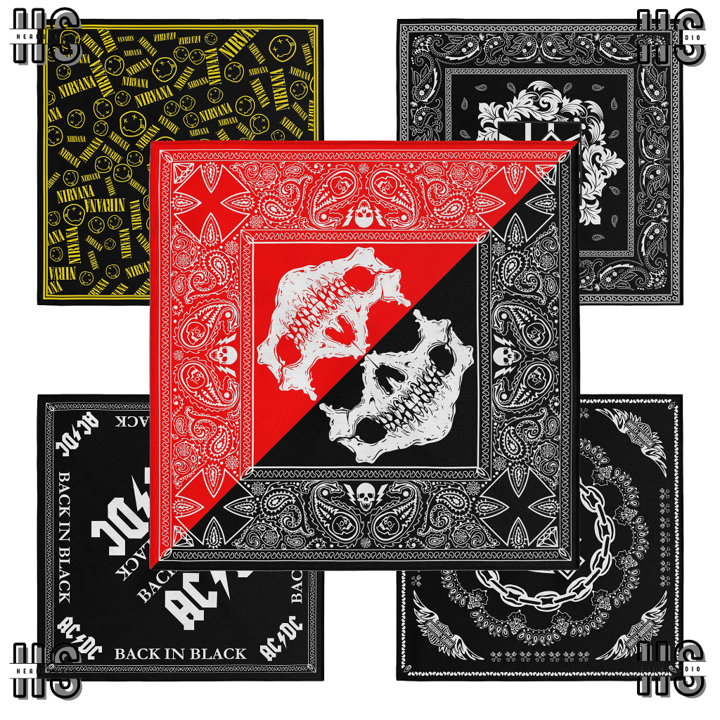 Jual Bandana Slayer unisex / Paisley / Scraft Syal / Ikat kepala ...