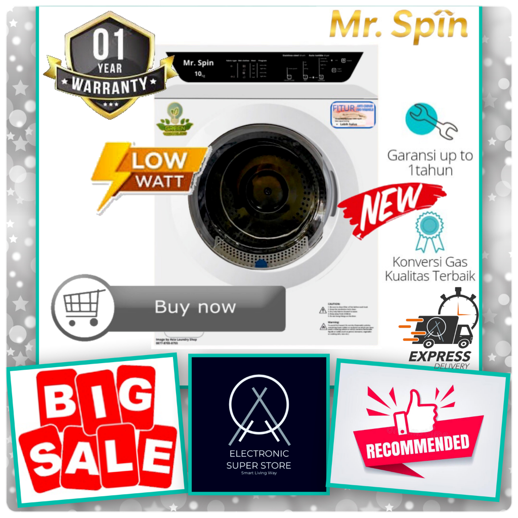 Jual MR SPIN DRYER GAS MS-010 MS010 010 MESIN PENGERING LAUNDRY GAS ...