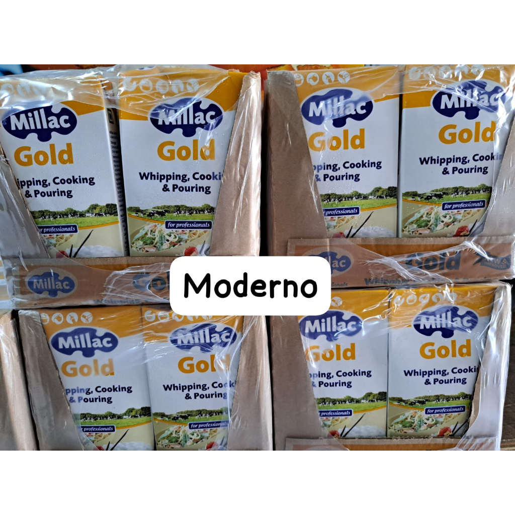 Jual Millac Gold Whipping cream 1 liter perkarton isi 12 | Shopee Indonesia