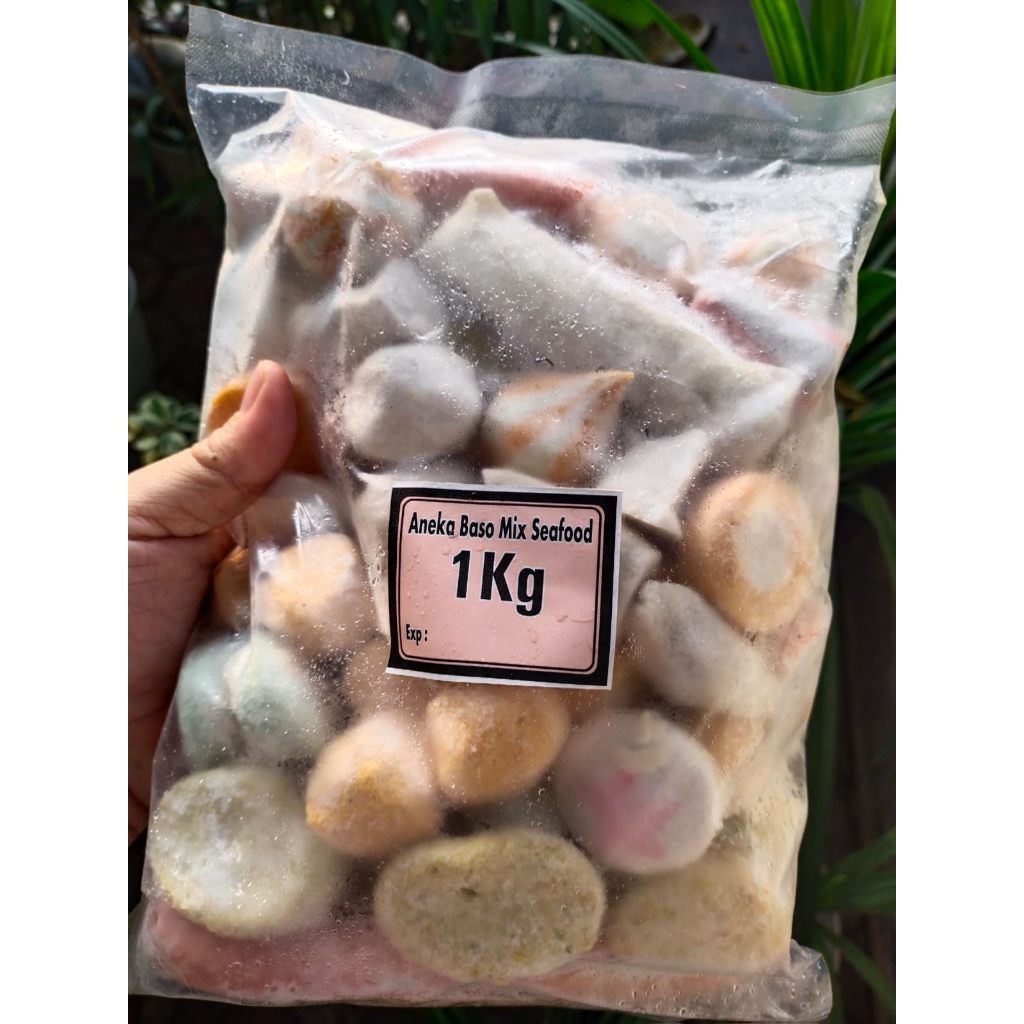 Jual Bakso mix seafood curah 1 kg halal / mix seafood cedea 80% ...