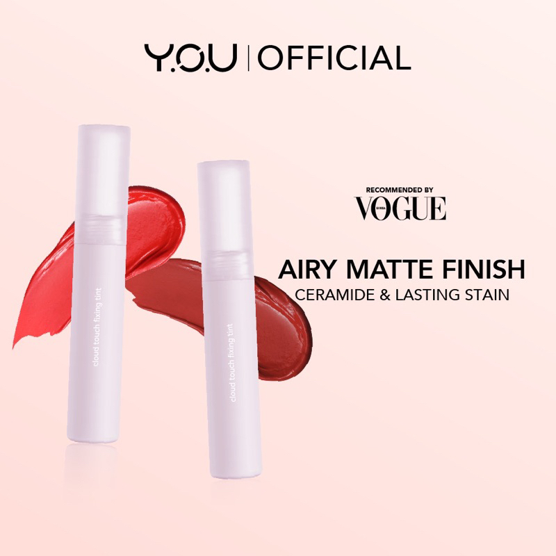 Jual YOU Cloud Touch Fixing Lip Tint | Soft Velvet Finish Lip Stain ...