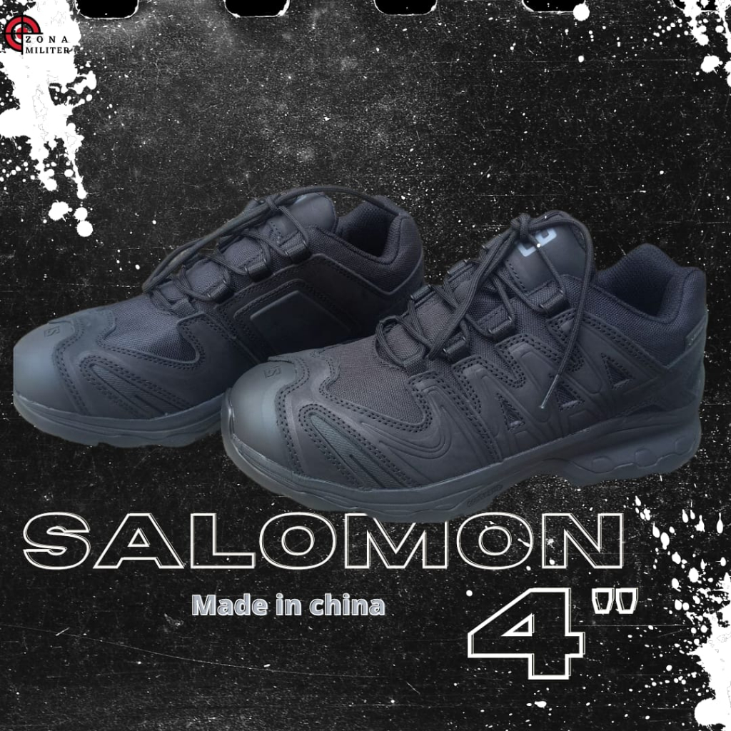 Jual ZM- Sepatu SALOMON XA Force 4 INCH GTX Black China | Shopee Indonesia