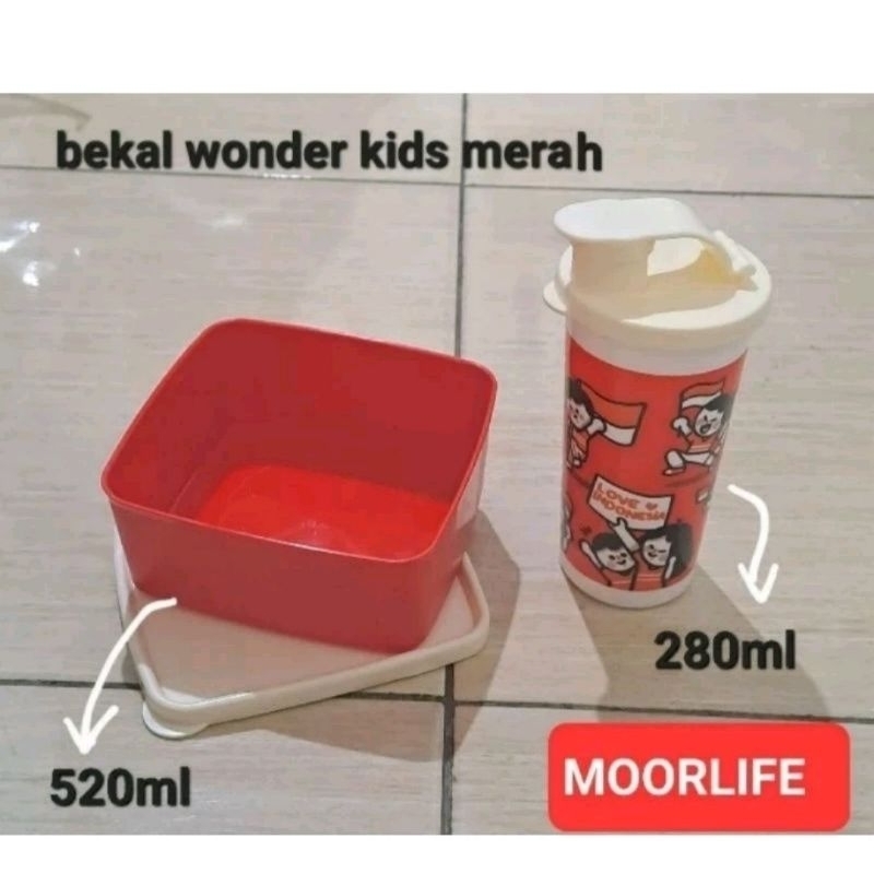 Jual ORIGINAL SET MAKAN ANAK MOORLIFE/WADAH MAKAN ANAK/SET SNACK BOX ...