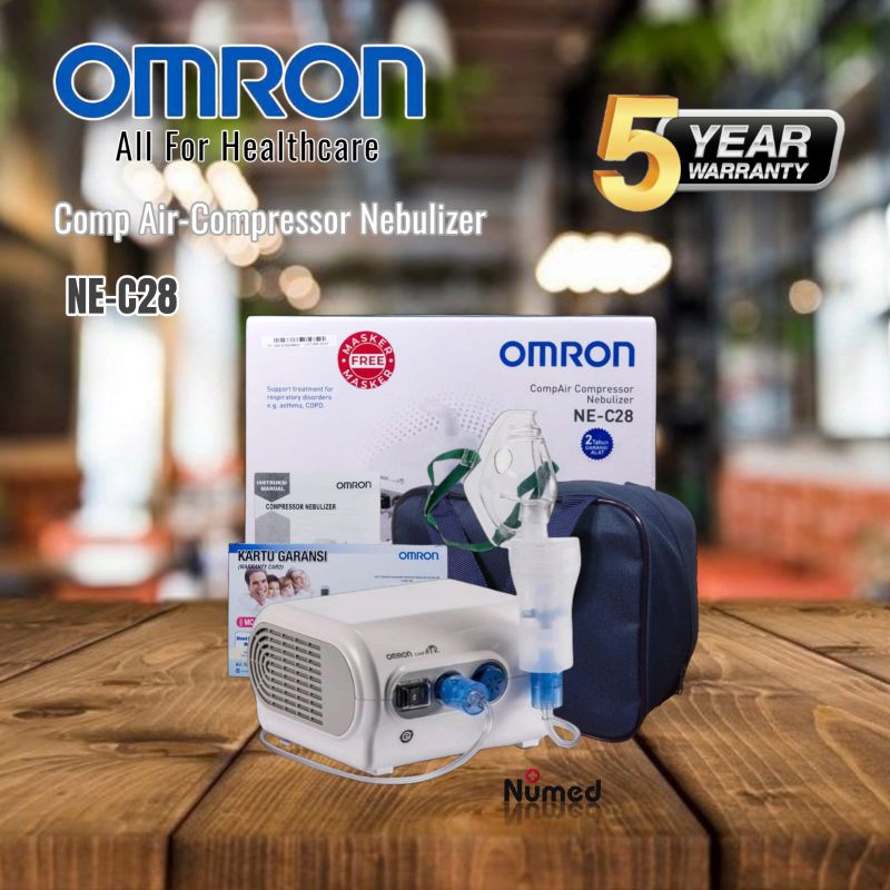 Jual Omron C28 Nebulizer Compressor Original Omron NE-C28 / Inhalasi Alat Bantu Terapi Uap ...