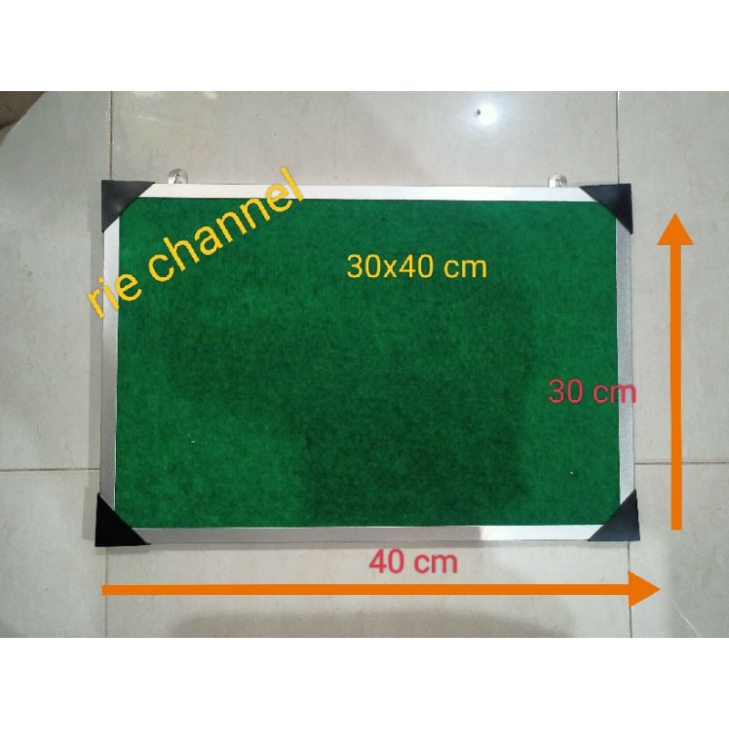 Jual pin board / papan tempel / papan mading / papan pengumuman ...