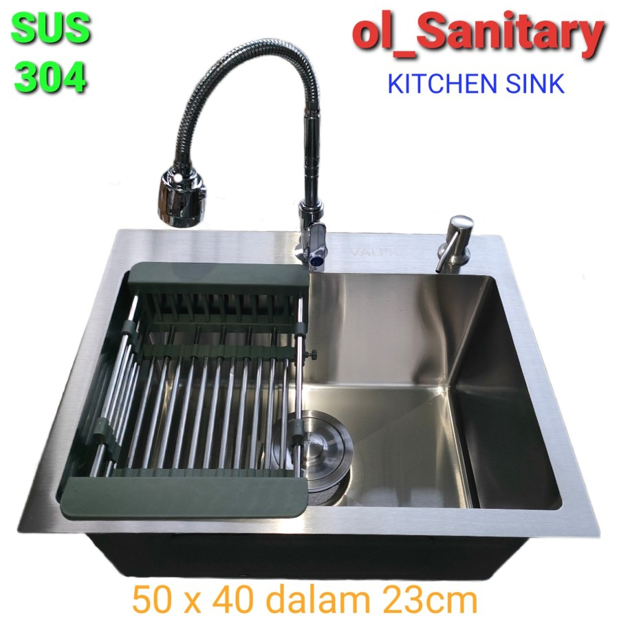 Jual bak cuci piring stainless bcp / bak cuci piring tebal/rak cuci ...