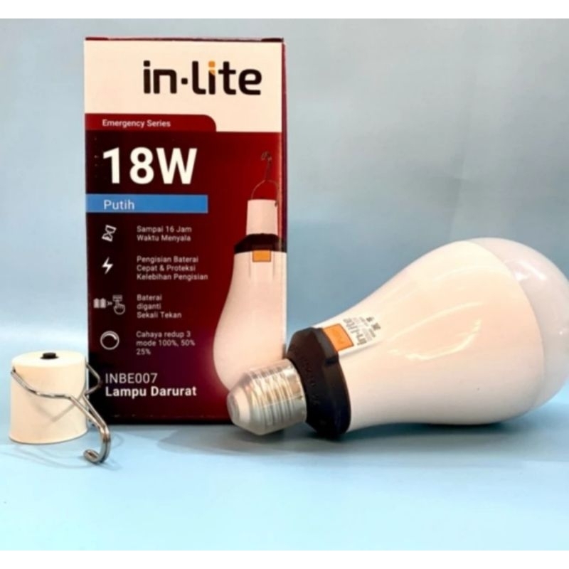 Jual LAMPU EMERGENCY IN LITE 18 WATT / LAMPU DARURAT 18 WATT | Shopee ...