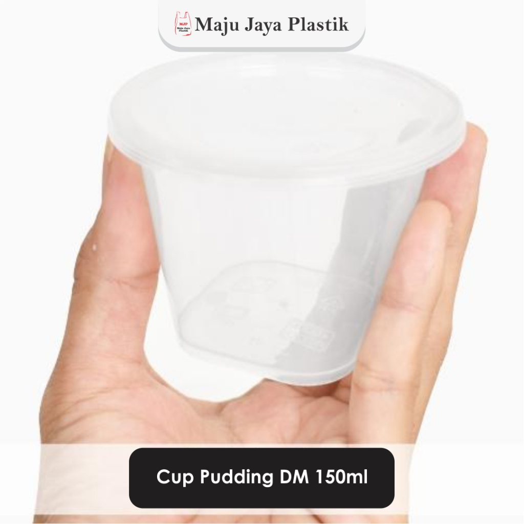 Jual (Isi 25pcs) Cup Puding 100ml 150ml MP 200 ml plus tutup Cup Pudding Plastik mp100 mp200 ...