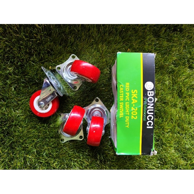 Jual Roda Merah Set Bonucci Professional Roda Hidup Set Trolley Merah ...