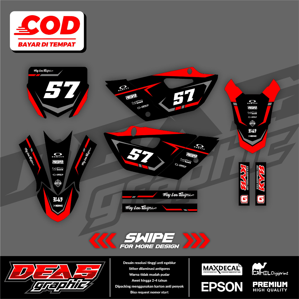 Jual Decal GTX YZ 85 New grafis 001 - COD CUTTING RAPI | Shopee Indonesia
