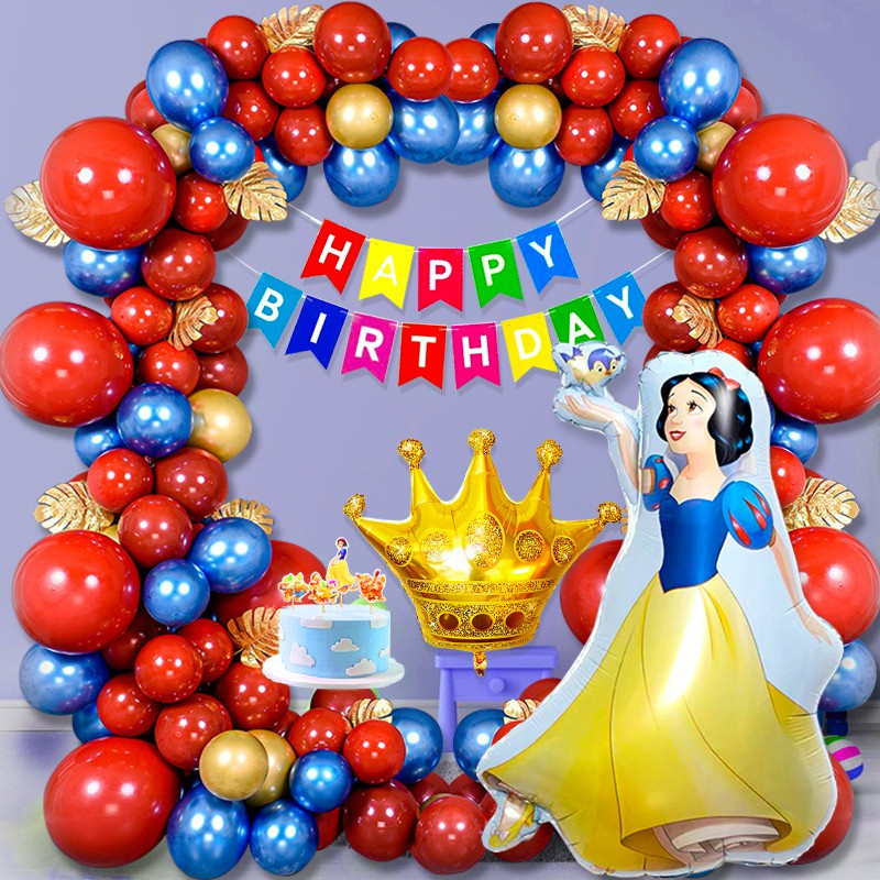 Jual Balon Bertema Disney Snow White Set Balon Hias Ulang Tahun ...