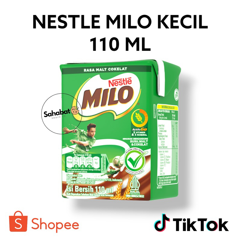 Jual MILO KOTAK KECIL 110ml | Shopee Indonesia