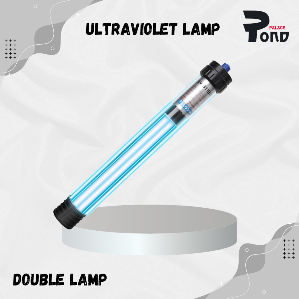 Jual Lampu UV Kolam Koi PL 24 Watt Ultraviolet Double Lamp Pond Koi UVC ...