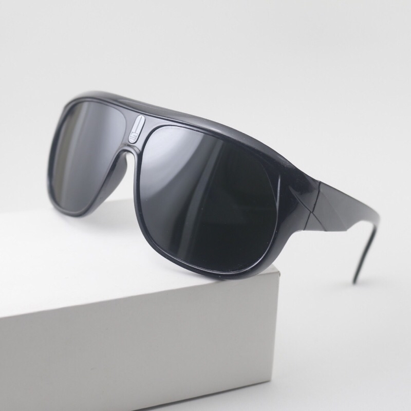 Jual KACAMATA HITAM KACA LAS LISTRIK/KACAMATA SAFETY/KACAMATA KERJA ...