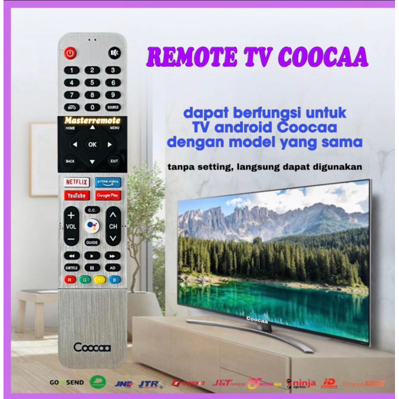 Jual REMOT REMOTE TV COOCAA ANDROID SILVER | Shopee Indonesia