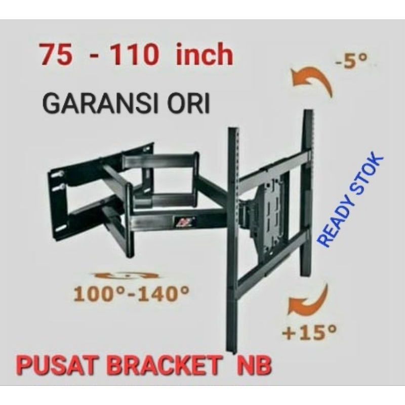 Jual BRACKET 75 - 110 INCH NORTH BAYOU NB SP 5 75" - 110 INCH TERBARU ...