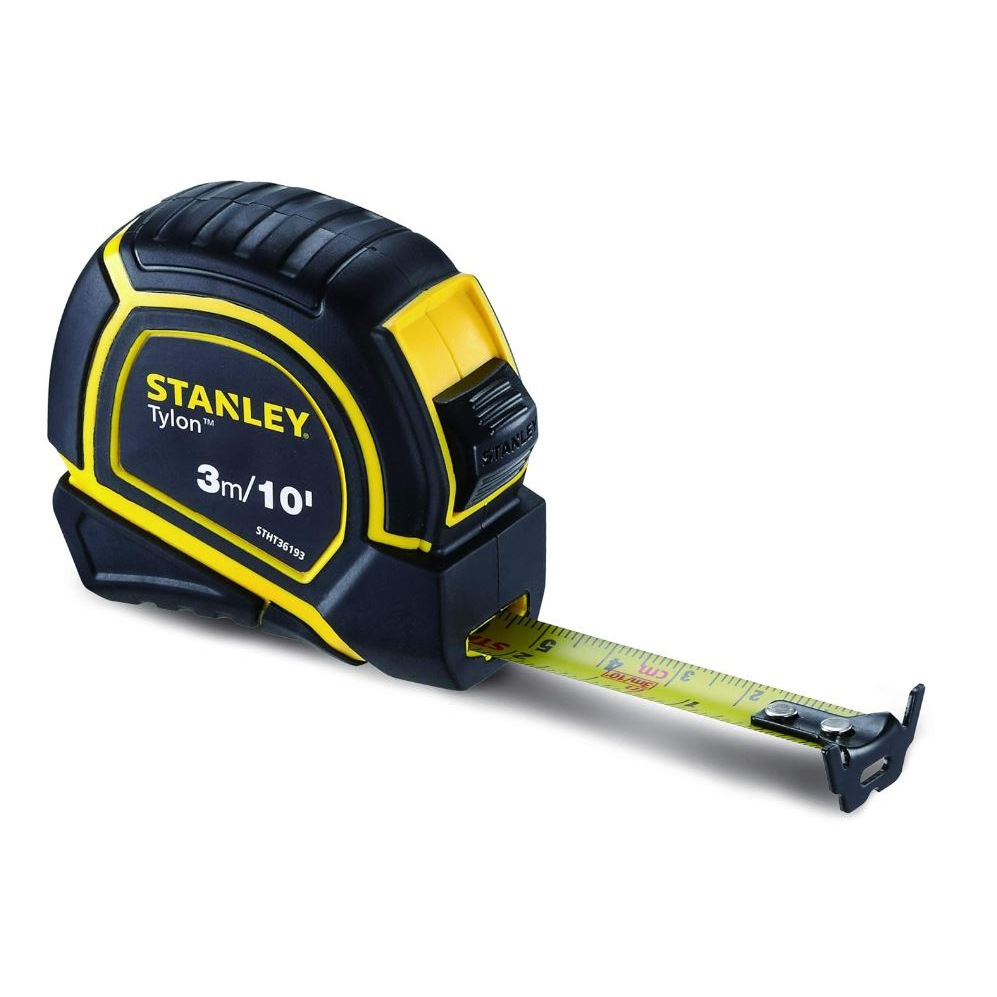 Jual METERAN Stanley Tylon Short Tape Measure 3M/10' x 15mm, Yellow ...