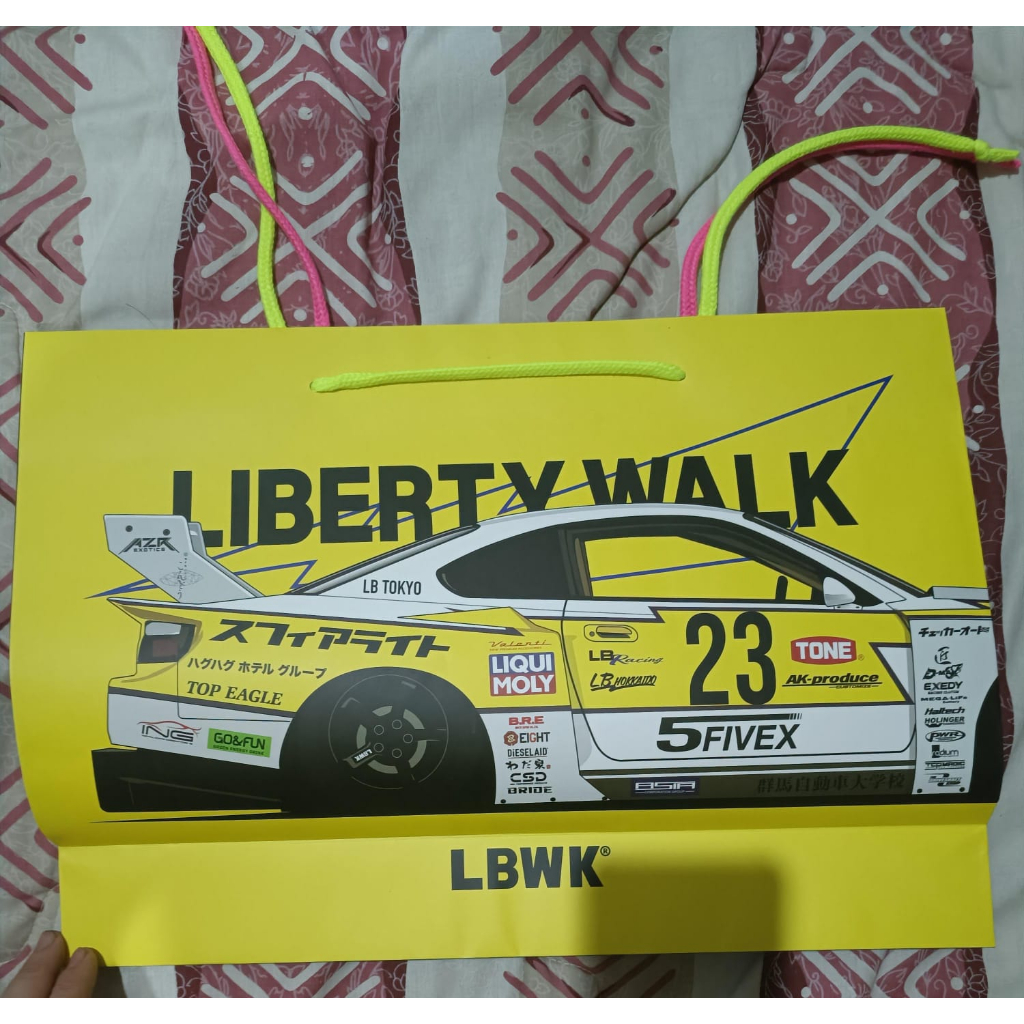 Jual Liberty Walk LBWK Paper Bag Medium Japan Original Limited Edition ...