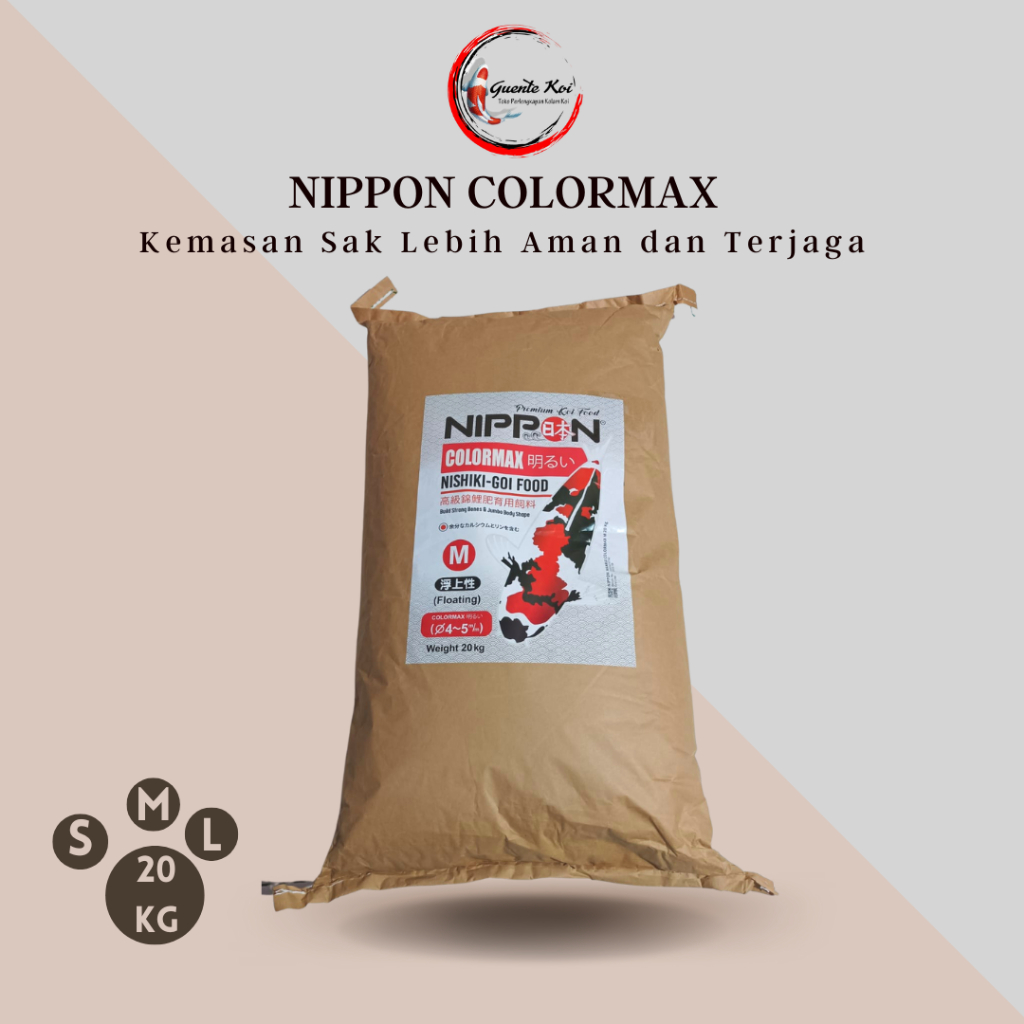 Jual Pelet Nippon Koi Food Nishiki Goi Food Colormax Original Packing ...