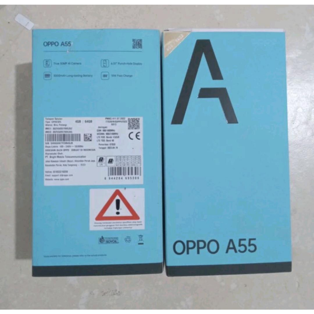 Jual BOX HP DUS HANDPONE CELULLER OPPO A55 4G (TIDAK BISA REQUEST IMEI ...