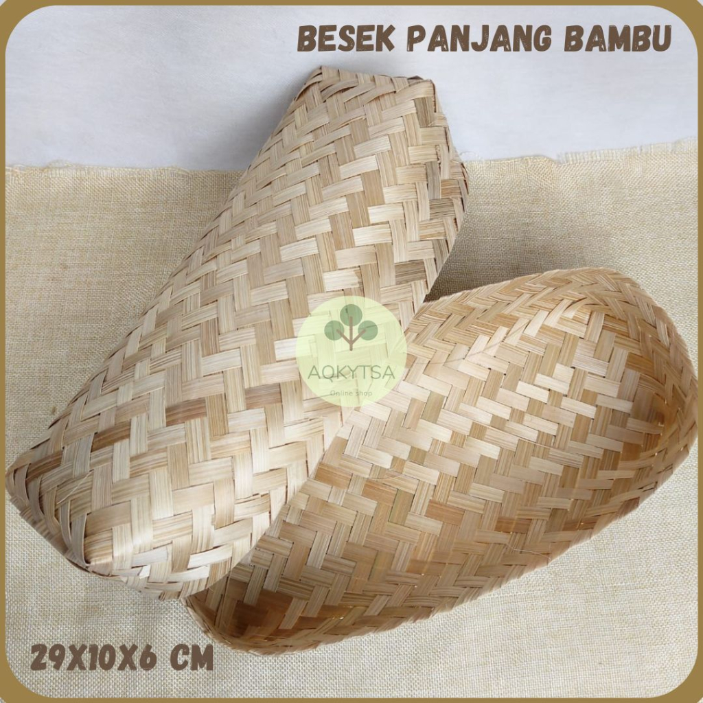 Jual Besek Bambu Persegi Panjang dari Anyaman Bambu untuk Hantaran dll ...