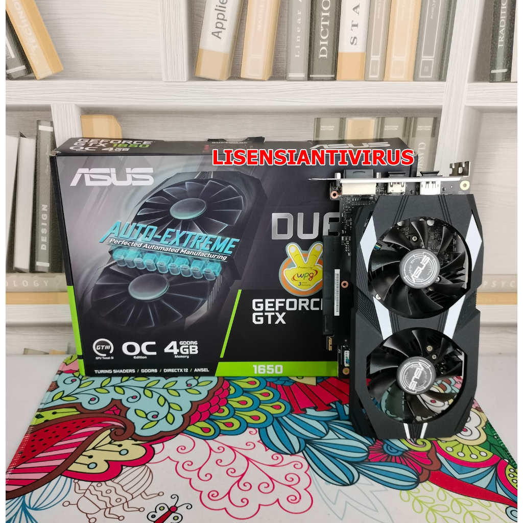 Jual VGA ASUS GEFORCE GTX 1650 4GB DDR6 VGA OC EDITION GAMING Version 2 | Shopee Indonesia