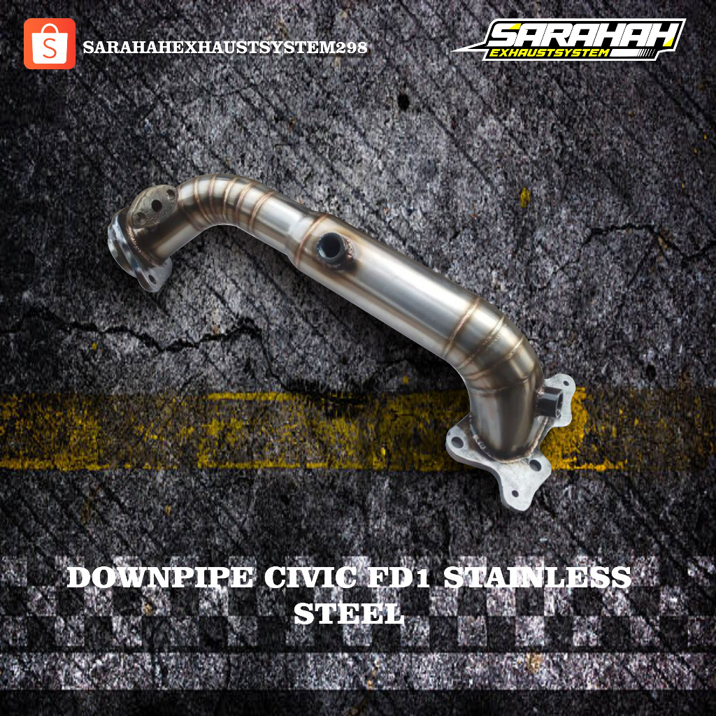 Jual DOWNPIPE MOBIL CIVIC FD1 STAINLESS STEEL - SARAHAH EXHAUST SYSTEM ...